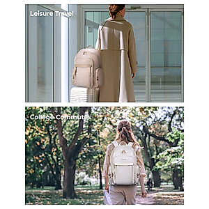 LIGHT FLIGHT Laptop Travel Backpack, 40L Flight Approved Carry on Backpack, Expandable Luggage Backpack Suitcase with Packing cubes, Large Black Weekend Backpack for Work Business Weekender Bag, Black