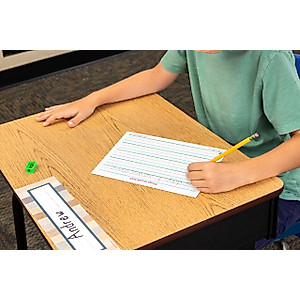 Teacher Created Resources 76501 Smart Start K-1 Writing Paper: 100 sheets, White