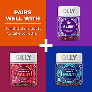 OLLY Probiotic Gummy, Immune and Digestive Support, 1 Billion CFUs, Chewable Probiotic Supplement, Mango, 25 Day Supply - 50 Count