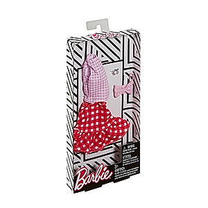 Barbie Complete Looks Gingham Skirt/Top, Pink