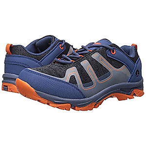 Northside Boy's Hiker, Hiking Shoe, Navy/Orange, 1 M US Little Kid