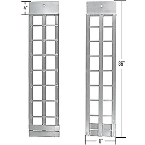 Guardian Dual Runner Shed Ramps - 750 lb. Per Axle Capacity