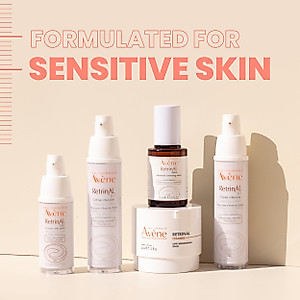 Avene RetrinAL 0.05 Cream, Retinaldehyde, Plump & Reduce the Appearance of Deep Lines & Wrinkles, 1.01 Oz