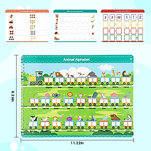 Toddlers Toys for 3+ 4 5 6 7 8 Year Old Boys Girls - Handwriting Practice Books Kindergarten Workbooks - Montessori Learning Toys for Kids Ages 3-4 4-8 5-7, Birthday Gifts Back to School Book Supplies