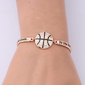 Lywjyb Birdgot Basketball Gift She Believed She Could So She Did Inspirational Gift For Basketball Player (Basketball br RG)