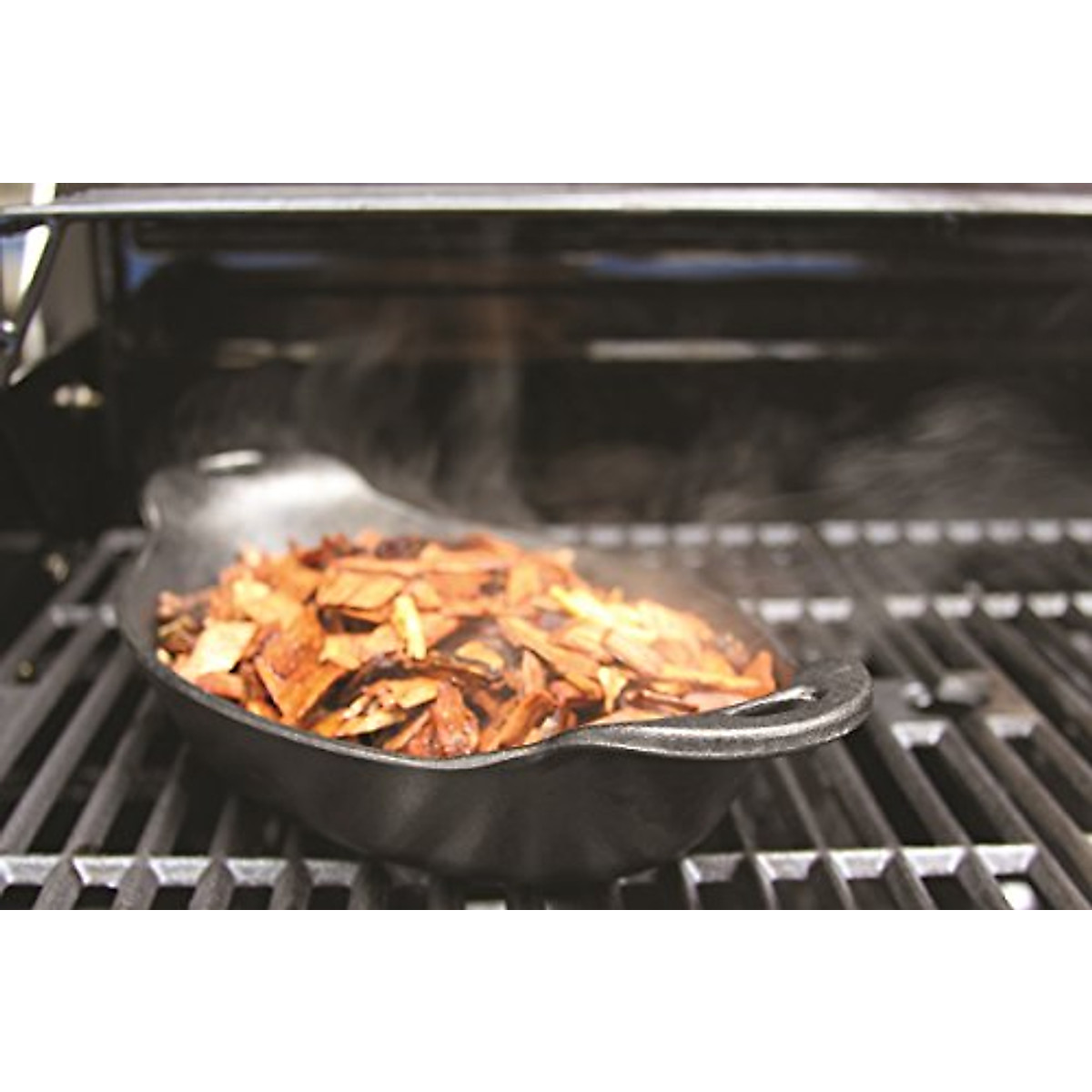 Lodge HOSD Heat Enhanced and Seasoned Cast Iron, 36-Ounce Oval Serving Dish, 36 ounce, Black