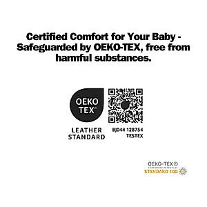 WaySoft Baby Sheepskin Rug, Oeko-TEX Certified, Safe & Natural Nursery Rug, 100% Genuine New Zealand Soft Fur Rug Baby Carpet