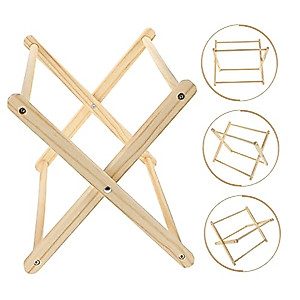 DEPILA 1 Set Mail Wood Newspaper File Basket for Assemble Vinyl Newspapers Rope Record Living DIY Macrame Making Holder Floor Magazine Rack Book Stand Handmade Storage Display Woven Newsstand