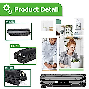 Aztech Compatible Toner Cartridge Replacement for HP 83A CF283A 83X CF283X LaserJet Pro MFP M127fw M125nw M201dw M225dw M225dn M127fn M201n M125a Printer Ink (Black, 2-Pack)