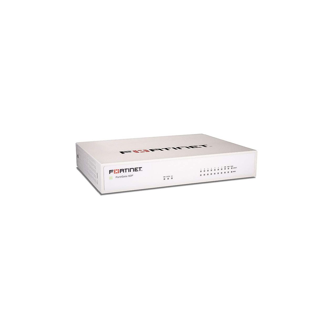 FortiGate-60F Firewall Appliance - 10 Gigabit Ethernet RJ45 Ports, Includes DMZ, WAN & Internal Ports (Appliance Only, No Subscription) (FG-60F)