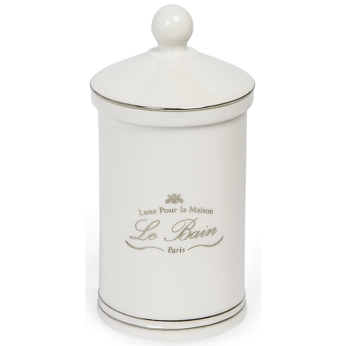 Kassatex Le Bain Collection Bathroom Accessories - Cotton Jar