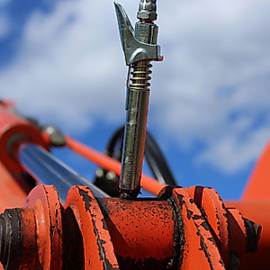 LockNLube Grease Gun Coupler XL - Extra reach for recessed grease fittings