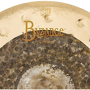 Meinl Cymbals Byzance 16" Dual Crash — Made in Turkey — Hand Hammered B20 Bronze, 2-Year Warranty, Single (B16DUC)