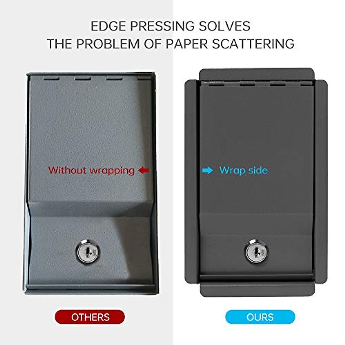 Real Paper Transfer Book Safe, Hollow with Secret Hidden Compartment, Combination Lock, 8.7"×6"×2" (Bible-Combination)