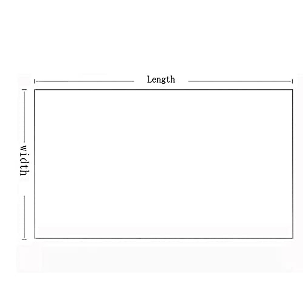 Clear PVC Desk Chair Mat 2mm Office Chair Mat for Hardwood Floor, Clear Vinyl Plastic Floor Runner Protector, Transparent Plastic Non-Skid Waterproof Rug Runner, Can Be Cut,60/80/100/120/140/160cm wi