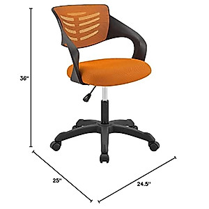 Modway Thrive Office Chair, 0, Orange