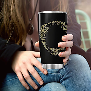 Tumbler Elder Stainless Scrolls Steel Online Coffee 20 30 Oz Insulated