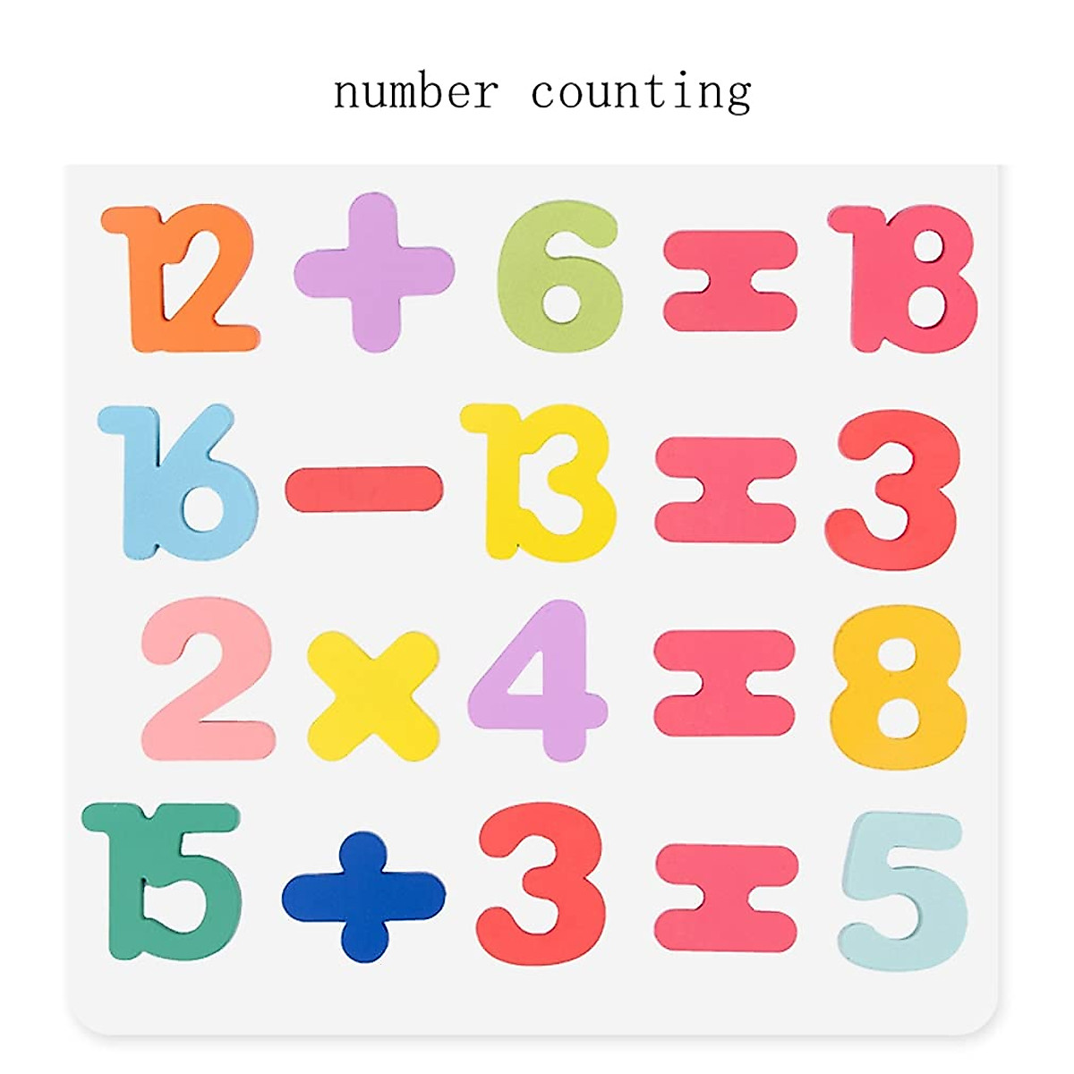 Wooden Toddler Puzzles 2 Packs Kids Educational Learning Toys Preschool Puzzles Letters Alphabet Number for 1 2 3 4 5 Year Old Boy Girl Toddler Children Gifts