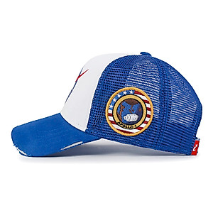 ililily PREMIUM NASA Meatball Logo Embroidery Baseball Cap Apollo 1 Patch Hat (as1, alpha, x_l, Blue)