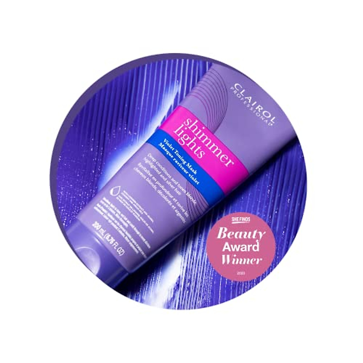 Clairol Professional Shimmer Lights Violet Toning Mask 200mL
