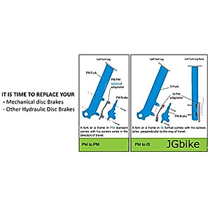 JGbike Shimano MT200 MTB Hydraulic Disc Brake Set for Mountain Bike Bicycle MTB XC Trail, e-Bike, Fat Bike, The Best Upgrade kit for Mechanical Disc Brake