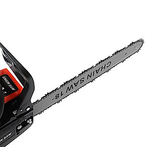 58CC 2 Stroke Gas Chainsaw 18" Gasoline Chain Saw Portable Gas Powered Chain Saws Handed Petrol Woodcutting Saw Set for Cutting Tree, Garden, 4.4HP