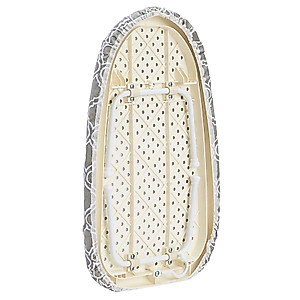 Amazon Basics Tabletop Ironing Board with Folding Legs - Trellis Removable Cover