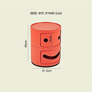 HIGOH Bedside Table Minimal Bedroom, Modern Storage Cabinet, Bedside Cabinet, Bed Table (Color : 5)