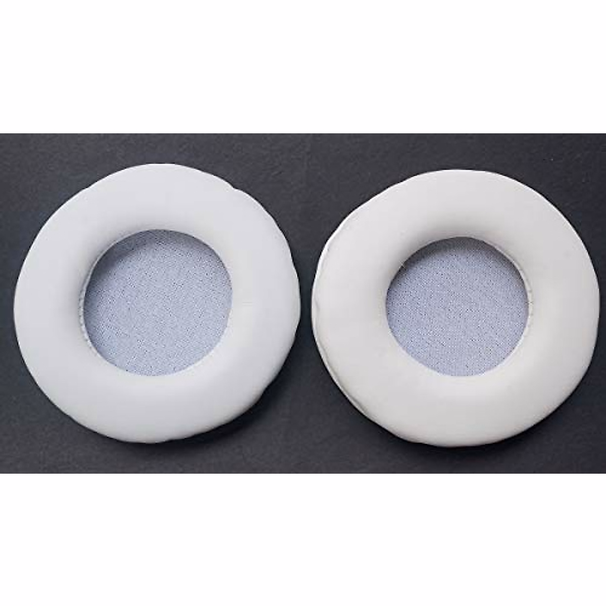 Maintenance Substitute Ear Pads Leather Repair Parts for Philips O'Neill The Construct SHO7205BK Headphones (1 Pair) (White)
