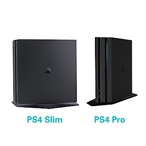 Yanfider Vertical Stand for PS4 Slim / PS4 Pro Console Base Bracket Mount Holder Stand Compatible with Playstation PS4 PRO/ PS4 Slim (PS4 not Included)