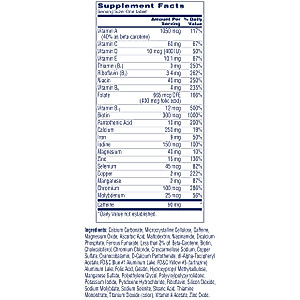 One A Day Energy Multivitamin with Vitamin A, C, D, E, Zinc for Immune Health*, Caffeine, Biotin, B6, B12 & More, 50 Tablets