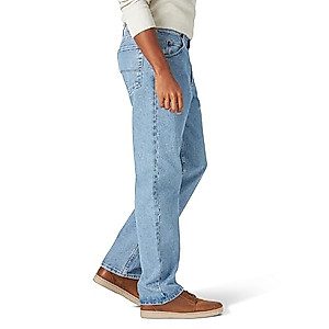 Wrangler Authentics Men's Classic 5-Pocket Relaxed Fit Cotton Jean, Stone Bleach, 30W x 30L