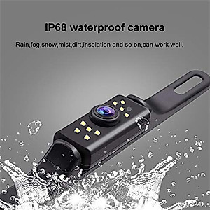Backup Camera System Kit,4.3" Monitor IP68 Waterproof Car Camera Night Vision HD Back Up Camera for Car/SUV/Taxi/Mini Pickup
