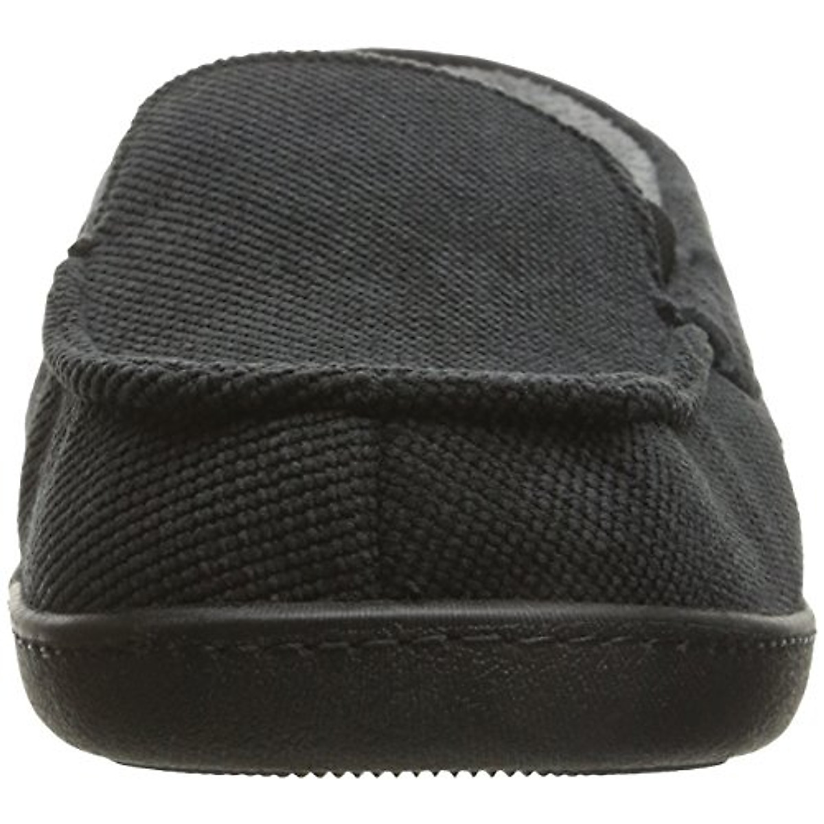 isotoner Men's Slipper, Diamond Corduroy Moccasin with Memory Foam and Skid Resistance for Indoor/Outdoor Comfort