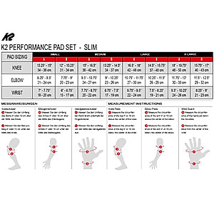 Women's K2 Skate Performance Pad Set, Gray/Blue, Large