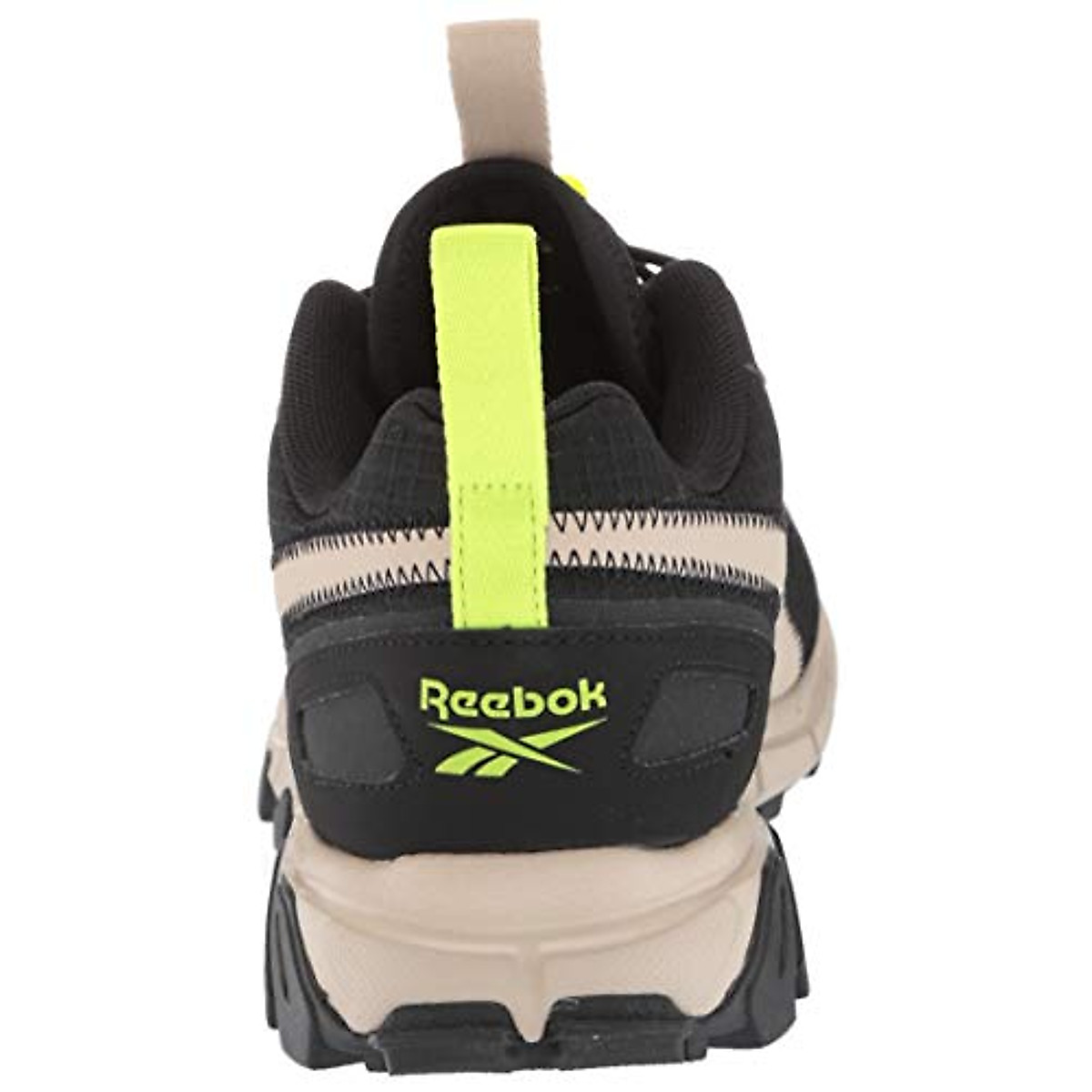 Reebok Women's DMXPERT Sneaker, Black/modern beige/neon Lime 9.5 M US