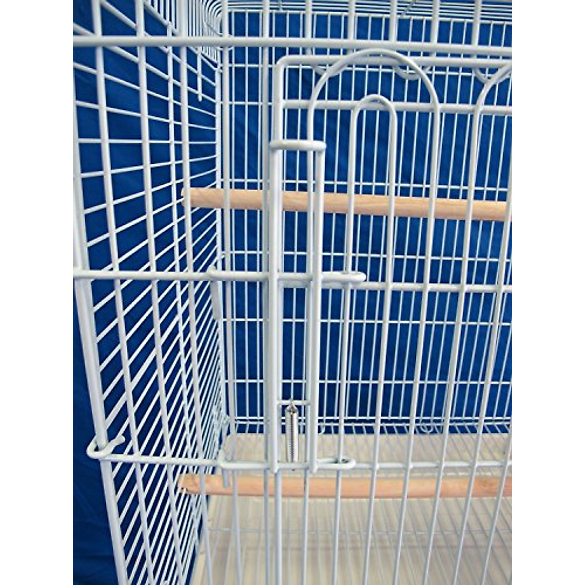 Large 57-Inch Open Square Plays Top Parrot Lovebird Cockatiel Cockatiels Parakeets Cage with Removable Rolling Stand