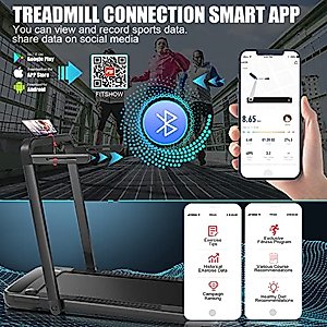 ANCHEER Treadmills,2 in 1 Folding Treadmill, Walking Pad Treadmill Under Desk for Home Office, Portable Treadmill with Remote Control, Quiet and Powerful, Installation-Free