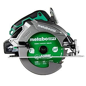 Metabo HPT 36V MultiVolt™ Circular Saw, 7-1/4-Inch, Torque Boost Technology, Tool Body Only, Optional AC Adapter Available, C3607DBQ4