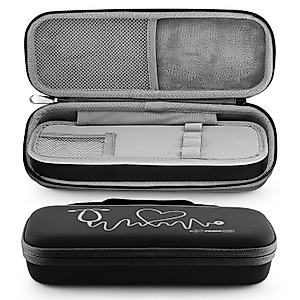 Primacare KB-9297-BK Black Stethoscope Case, Supplies NOT Included, for Stethoscopes and Medical Supplies, Multiple Compartments, Portable and Lightweight First Aid Kit Bag, Accessories for Nurses