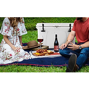 Tahoe Trails 52 Quart Rotomolded Cooler, Hard Cooler Insulated Portable Ice Chest, Suit for BBQ, Camping, Picnic, and Other Outdoor Activities