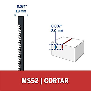 Dremel MS52-01 Fine Wood Cutting Blade for Moto-Saw, Silver