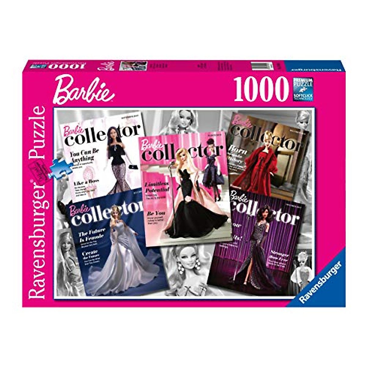 Ravensburger Barbie: Collector Barbie 1000 Piece Jigsaw Puzzle for Adults – Every Piece is Unique, Softclick Technology Means Pieces Fit Together Perfectly