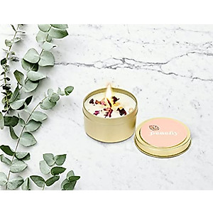 Personalized Gifts | Care Package for Women, Gifts for Girlfriend, Best Mom Ever Gifts, Birthday Gift Basket 6-PCS Includes Scented Candle and Sachet, Sleep Mask, Makeup Headband, Wash Cloth Set of 2