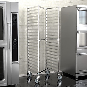 Krollen Industrial 20 Pan End Load Nesting Bun/Sheet Pan Rack - Unassembled