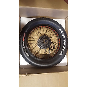 2020 New Model 48V 750W Rear Fat Tyre 20”4.0 Bicycle Electric Bike Hub Motor,750W Geared Motor Fat Tire Electric Bike Kits with LCD Display and 4.0 tire