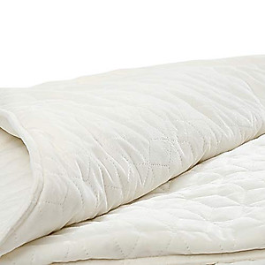 BlanQuil Premium Weighted Blanket Special Edition with Washable & Removable Diamond Pattern Duvet (Pearl, 20lb)