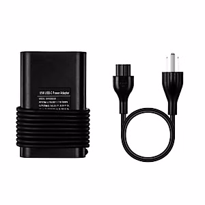 65W 20V 3.25A USB-C Power Adapter Charger for Dell LA65NM170, 2YKOF, 02YKOF, Dell XPS 12 9250, Dell Latitude 12 7275, Dell Latitude 13 7370 and Other Type C Devices