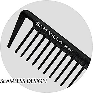 Sam Villa Signature Series Professional Short Cutting & Hair Parting Comb