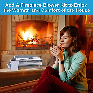 FBK-250 Fireplace Blower Fan Kit for Superior, Lennox Fireplaces, FBK250 Fireplace Blower Kit for Superior BC-36 DR-500CMN, Lennox MPD3530CNM IMDV3530CNM | HB-RB250 HBRB250 80L84 80L86 FBK Blower Kit